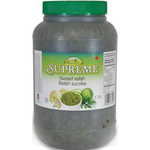 Supreme Sweet Relish Sauce, 3.78 Liter Pack of 2 - Walmart.ca