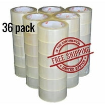 WOD Tape Packaging Tape 2 in. x 110 yd. Tan, 6 Pack For Shipping ...