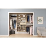 Easy Track Ph44 108" Wide Ultimate Closet Organizer System - White ...