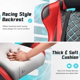Devoko Reclining Gaming Chair with Rolling Swivel, Adjustable Armrests ...
