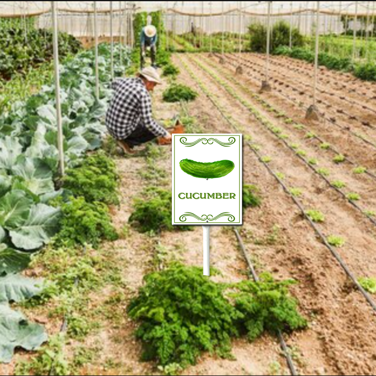 Cute Signs For The Vegetable Garden
