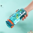 600ml Cartoon Water Bottle With Straw Portable Kids Water Sippy Cup ...