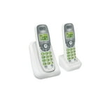 VTech 2-Handset Dect 6.0 Cordless Phone - White - Walmart.ca