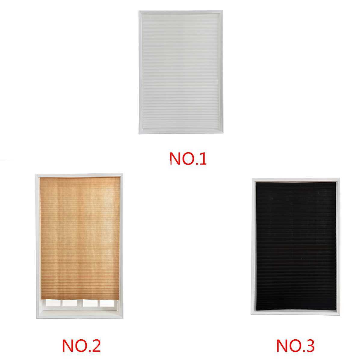 Click here for Ziyahi Self-Adhesive Pleated Blinds Half Blackout... prices