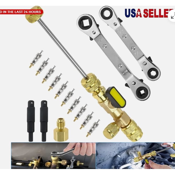 Top-tier HVAC Service Wrench Set, Dual Size SAE Ports Facilitating ...