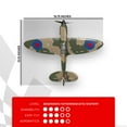VOLANTEXRC 4-CH Spitfire RC Plane with Xpilot Stabilizer, Radio Control ...