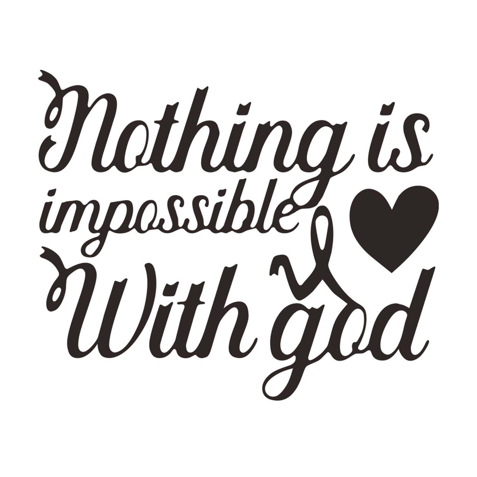 Click here for Egnmcr Wall Stickers  Cute Stickers Nothing Possib... prices