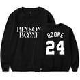 Benson Boone 24 Logo Crewneck Fireworks And Rollerblades Tour Merch ...