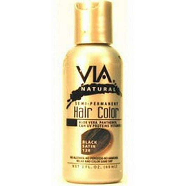 Via Hair Color #128 Black Satin (4oz) - Walmart.ca