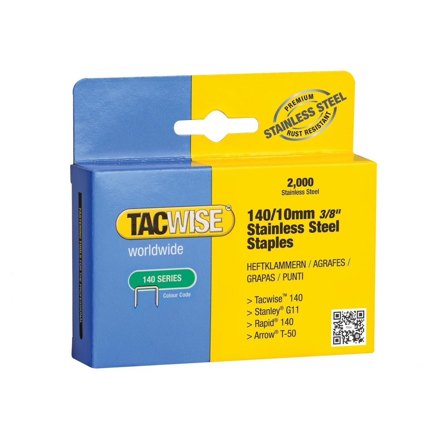 Click here for Tacwise 140 Series Stainless Steel Staples prices