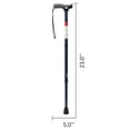 Equate Mobility Comfort Grip Walking Cane, Blue, Height Adjustable, 300 ...