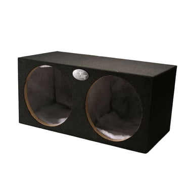 ABSOLUTE Single 12" Vented Ported 3/4" MDF Car Subwoofer Enclosure Sub ...