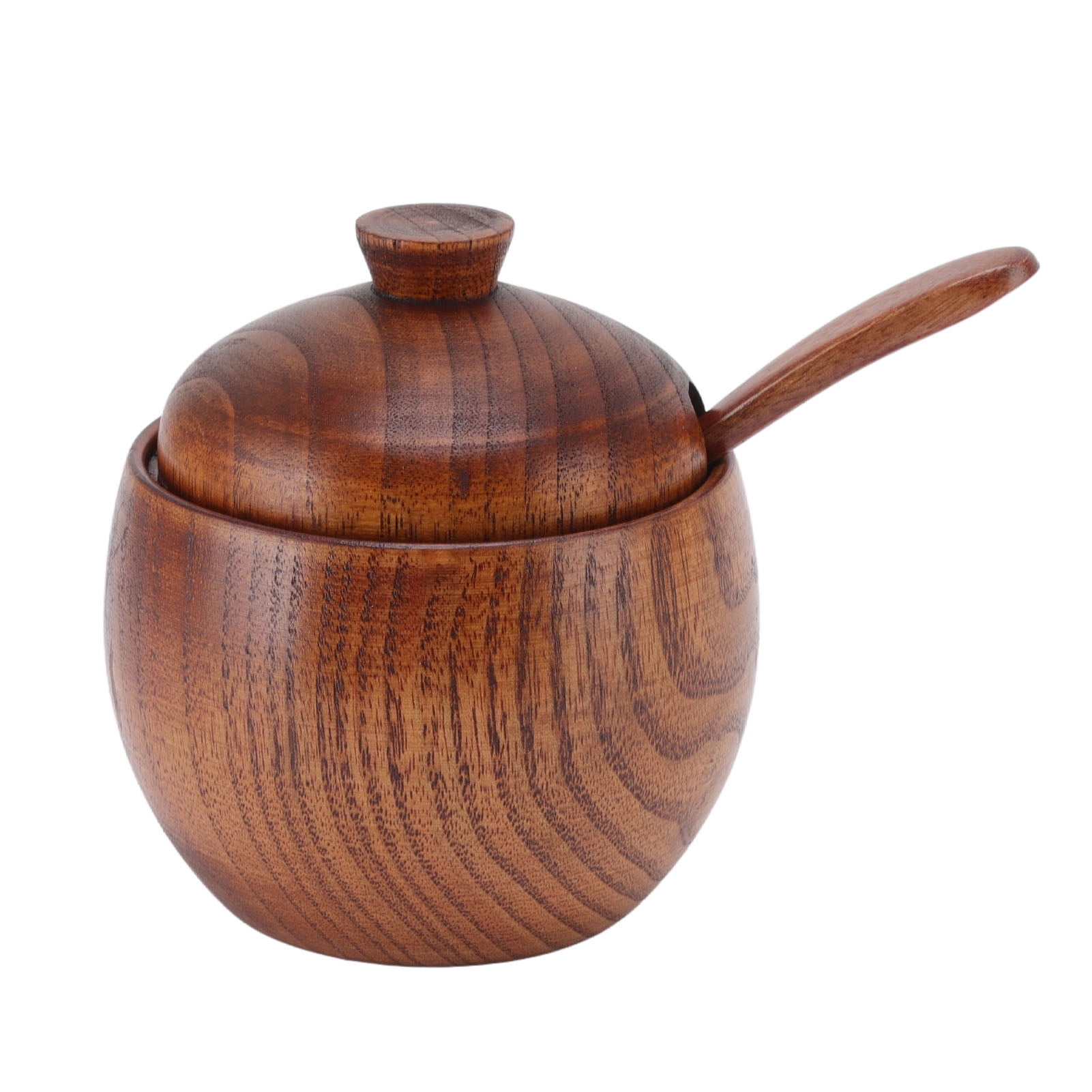 Click here for Zaqw Salt Jar Wooden Salt Bowl Salt Box Seasonings... prices