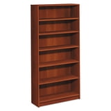 HON 1870 Series Bookcase, Six Shelf, 36w x 11 1/2d x 84h, Cognac ...