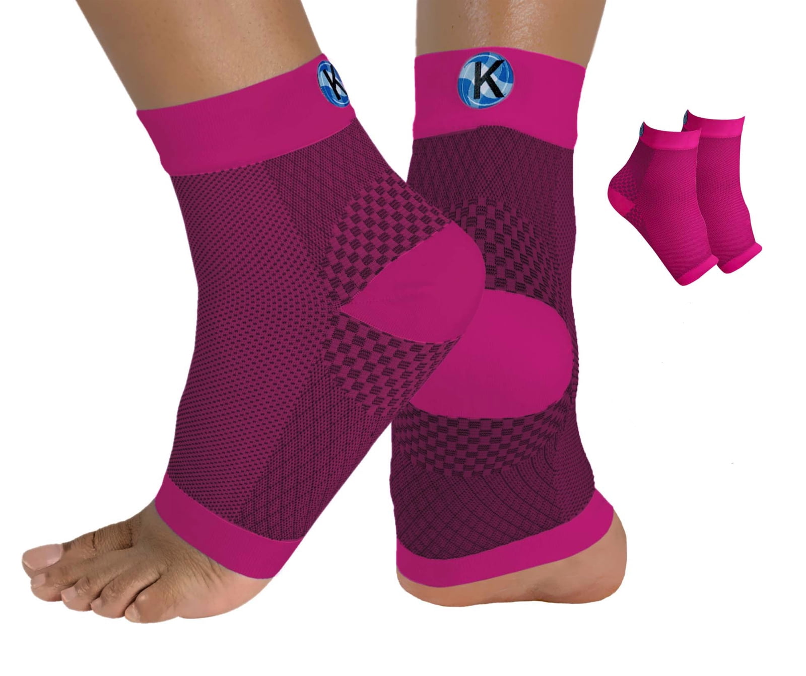 Kinship Comfort Brands Plantar Fasciitis Toeless Compression Socks for ...
