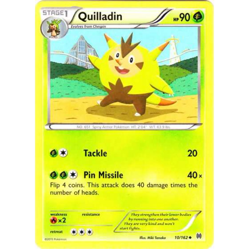 Pokemon BREAKthrough Quilladin #10 - Walmart.com - Walmart.com