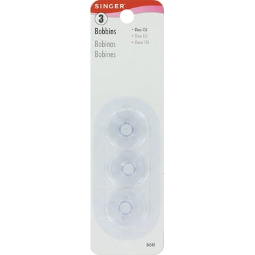 Transparent Plastic Class 15J Bobbins, 12pk - Walmart.com