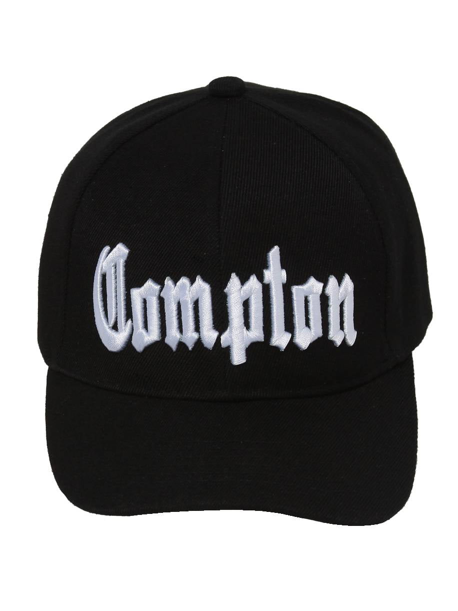 City of Compton Hat Cap 3D Embroidery - Black w/ Sunglasses - Walmart.com