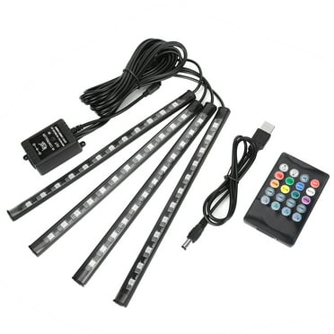 LEDGlow 4pc Pink LED Interior Underdash Lighting Kit - Walmart.com