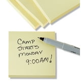 Pen + Gear Sticky Notes Yellow, 3 in. x 3 in. 100 Sheets/Pad, 4 Pads ...
