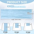 Cheesecloth Table Runner Baby Blue 4 Pack-21.5×120inch For Wedding ...