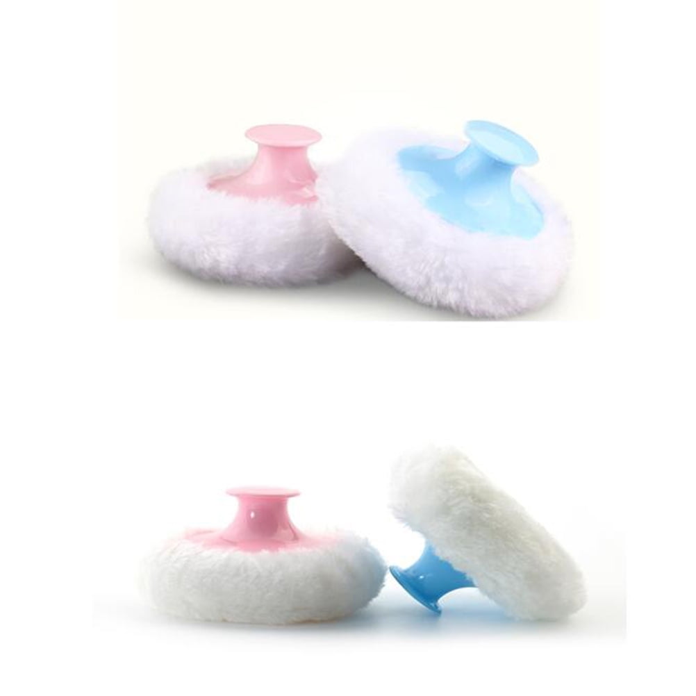 Frcolor 4Pcs Baby Talcum Powder Puff Baby Body Powder Puff with Short ...