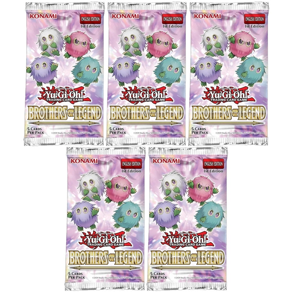 Yu-Gi-Oh Cards - Brothers of Legend - Booster PACKS (5 Pack Lot ...