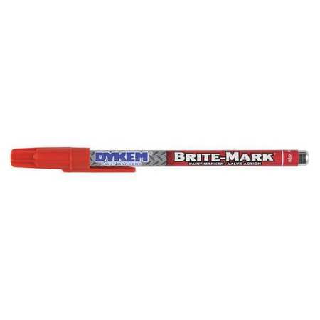 DYKEM Paint Marker,Brite Mark(R),Red 41002 - Walmart.com
