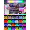 66Ft 200LED RGB Fairy Lights, Plug-in Color Changing String Lights with ...