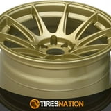 XXR 527 15x8 4x100/4x114.3 20et Gold Wheel - Walmart.com