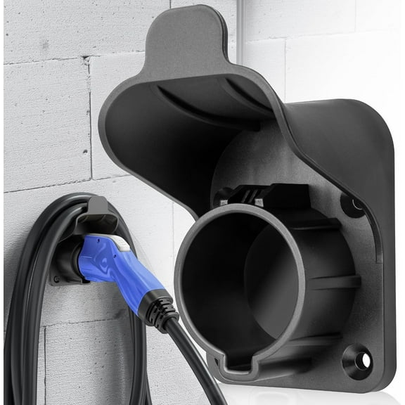 EV Charger Holder Wall Mount Charging Cable Hanger Organizer, Nozzle ...