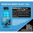 POWERADE Blueberry Sports Drink, Mountain Berry Blast, 12 fl oz, 8 Pack ...