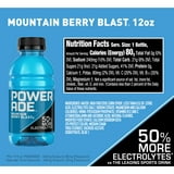 POWERADE Blueberry Sports Drink, Mountain Berry Blast, 12 fl oz, 8 Pack ...