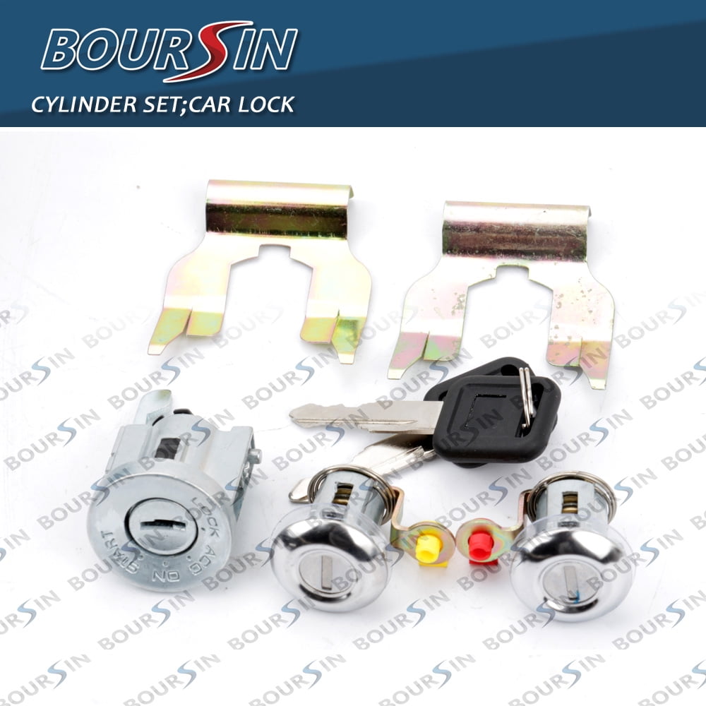 Ignition Cylinder & Door Lock Key Set For Isuzu NPR NQR NKR ELF 1994-07 ...