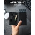 Men's Slim Wallet Pop Up Card Holder Blocking Wallet Minimalist Design ...