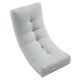 Loungie Hermione Linen Upholstered Gentle Rocking Chair with Padded ...