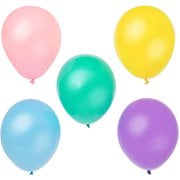 Pearlized Latex Balloons, 12 in, Pastel, 72ct - Walmart.com