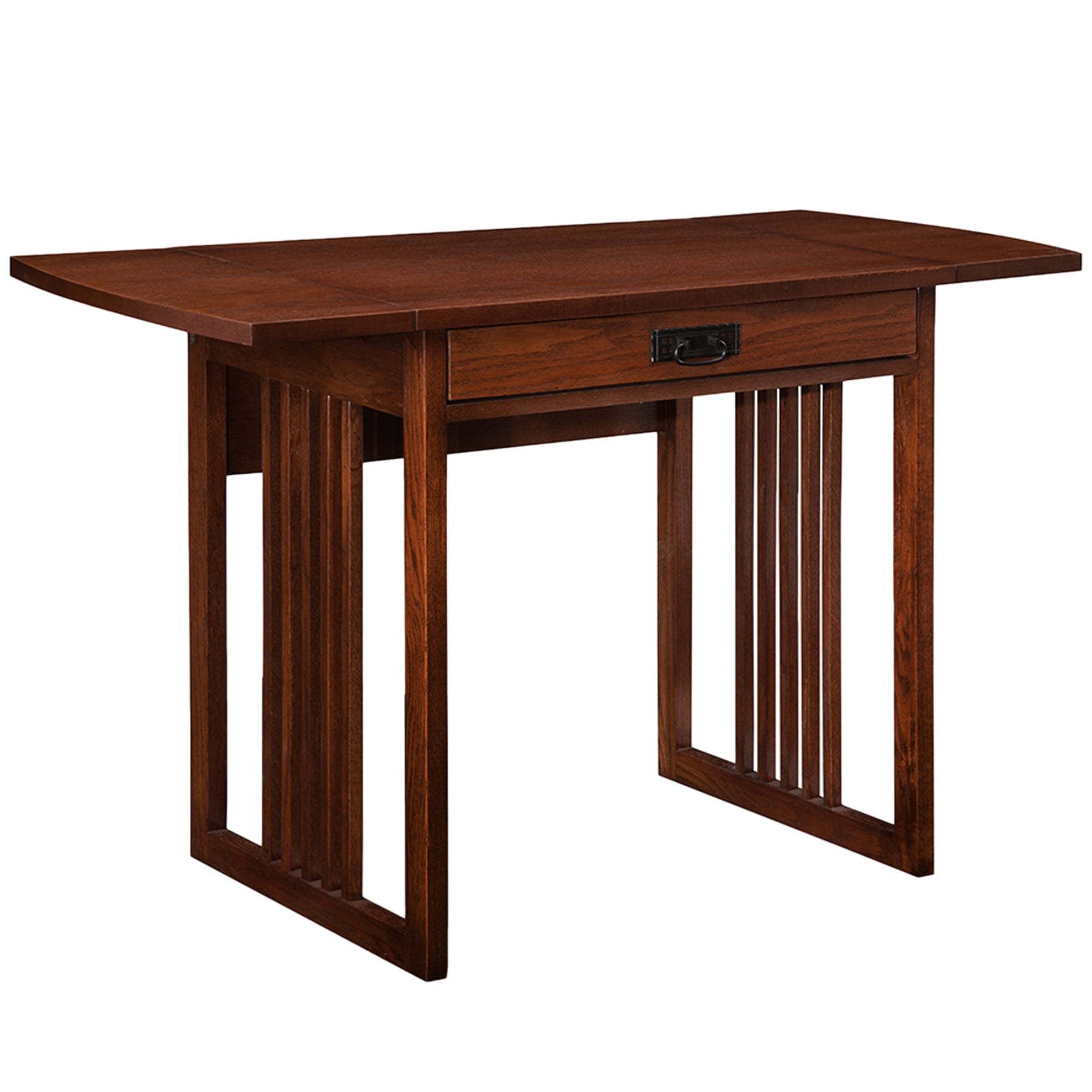 Mission Drop Leaf Desk in Mission Oak - Walmart.com