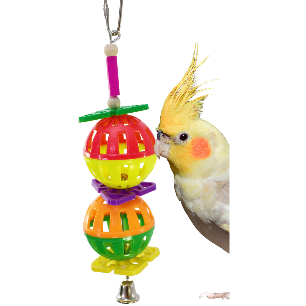 Bonka Bird Toys 1570 Twin Ball Bird Toy. - Walmart.com - Walmart.com