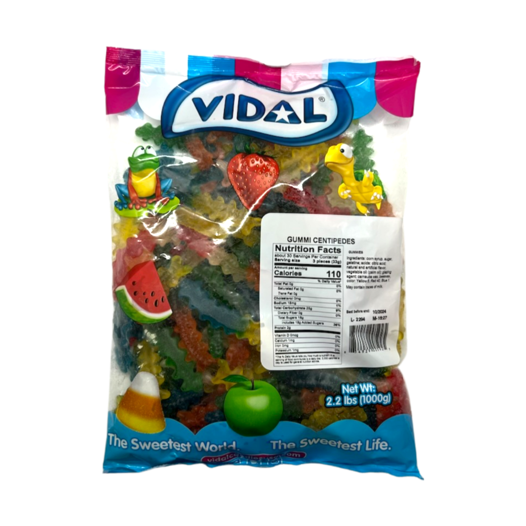 Vidal Gummi Centipedes 2.2 lb. Bulk Bag - Walmart.com