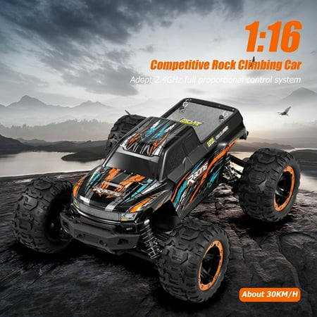 megalia Fast Climbing 2.4GHz 30km/h Off Road 4x4 Monster Truck 1/16 4WD ...