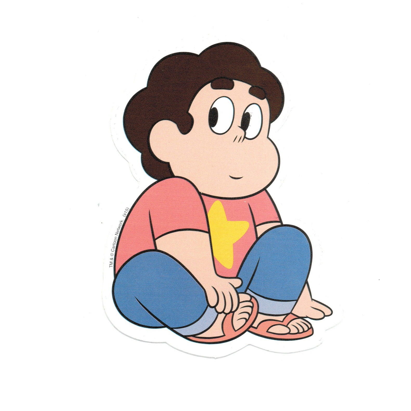Steven's Universe Steven Sitting Sticker - Walmart.com