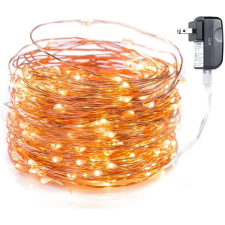 Minetom Fairy Lights Plug in, 40Ft 120 LED Waterproof Firefly Lights on ...