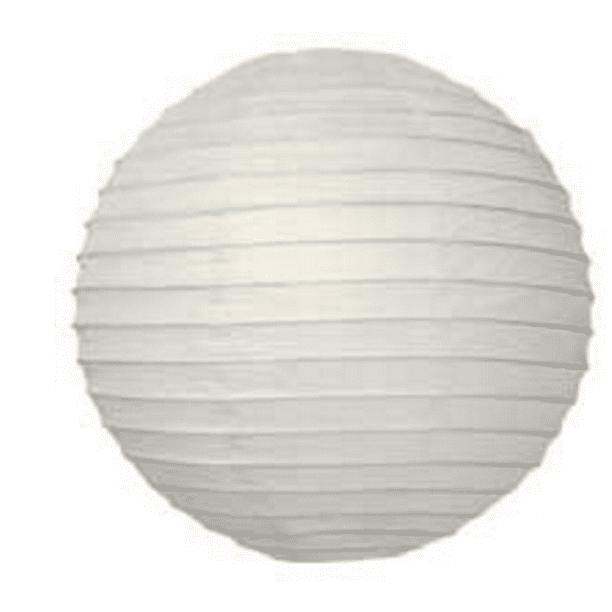 8" White Paper Lanterns with LED Lights (Set of 10) - Walmart.com