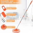 61 in Adjustable Cleaning Mop, 180° Rotatable Mops for Floor Cleaning ...