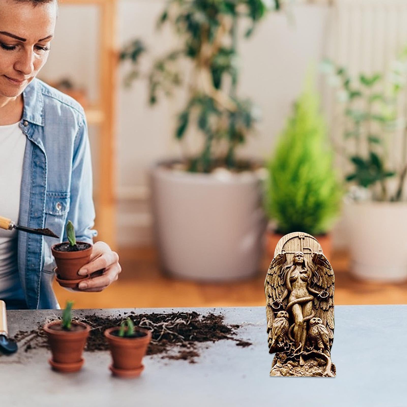 Buy PIX-LINK Goddess Resin Statue Gaia/Hecate/Lilith God Altar ...