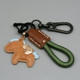 Artistic Horse Accent PU Keychain Accessory Wear Resistant Practical ...