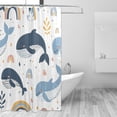 Dailycode Shower Curtain Liners 72x72in Water Resistant Machine ...