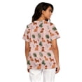 Binienty Medical Scrub Top Women Short Sleeve V Neck, Soft Stretchy ...