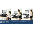 "Mount-It! Electric Extra Wide Height Adjustable Stand Up Desk ...